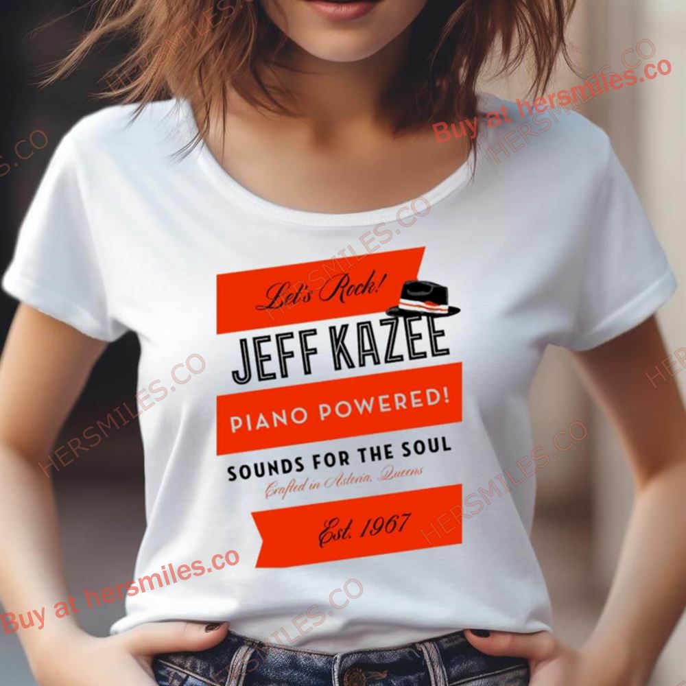 Let’S Rock Jeff Kazee Piano Powered Shirt - Hersmiles